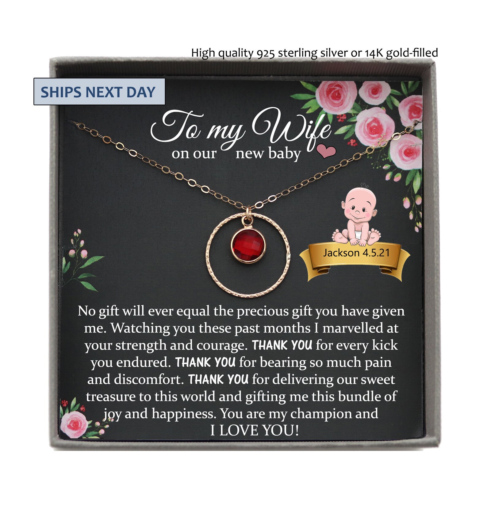 Push Present for Wife for New Baby New Mom Gift From Husband - Etsy