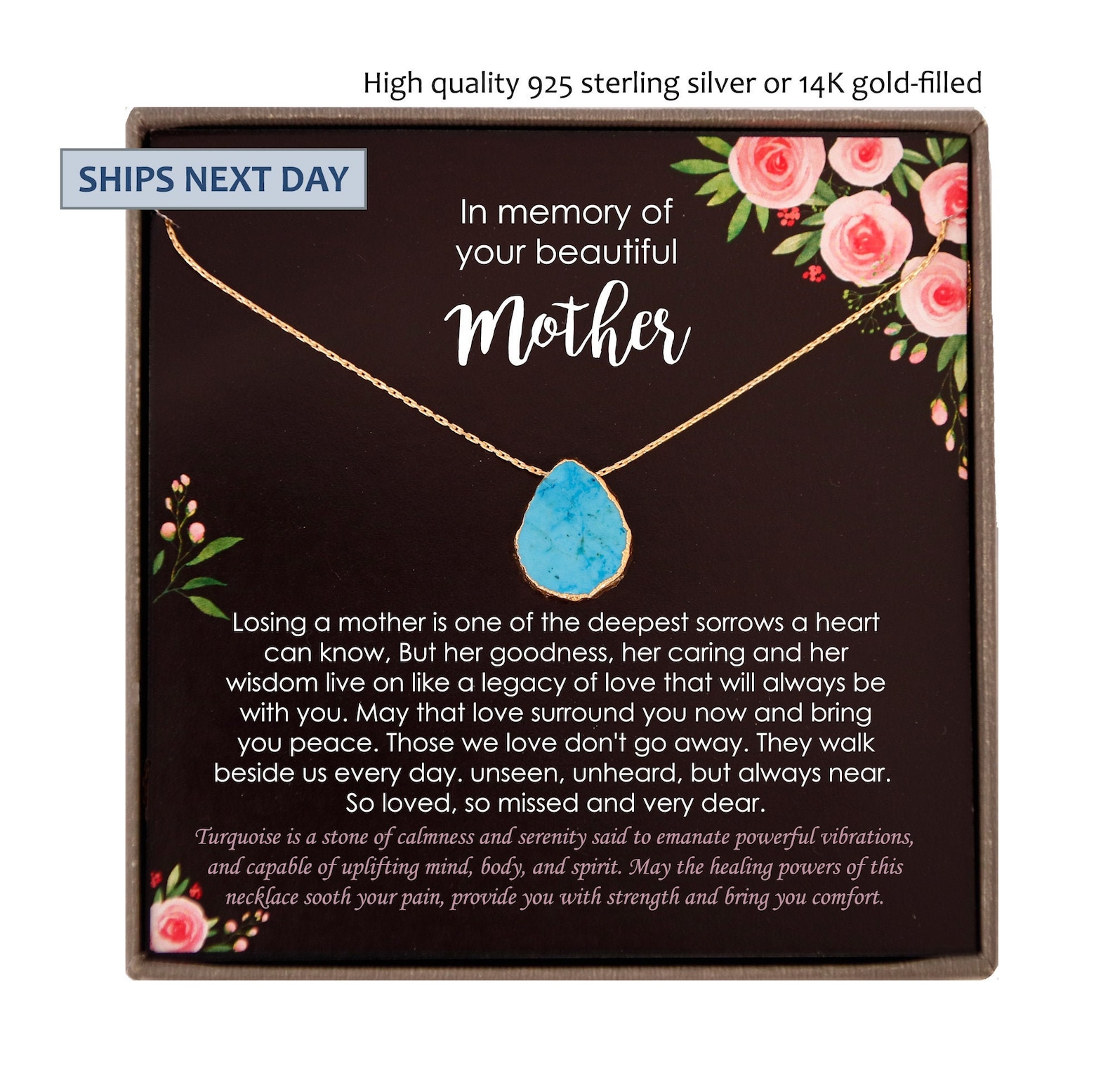 Memorial Gift Mom Loss of Mother, in Memory of Mom Sorry for Your Loss ...