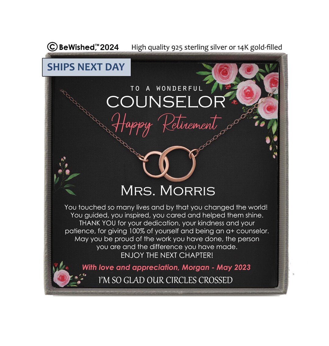 Counselor Retirement Gifts for Counselor Appreciation Gift for Retired ...