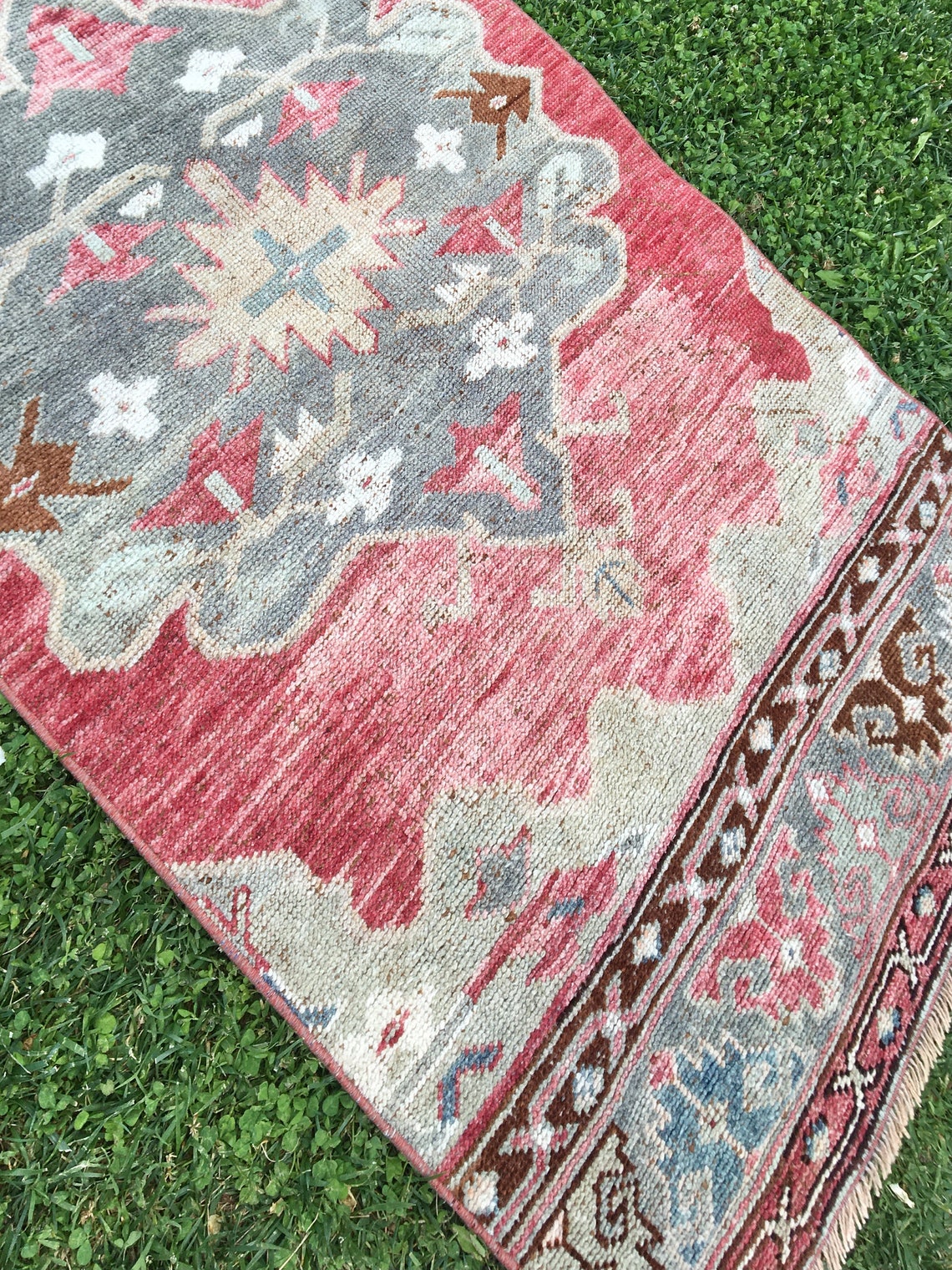 Runner Rug Vintage Rug Runner Antique Caucasian Rug Runner | Etsy