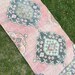 Oriental Light Pink Runner Rug Oushak Rug Runner Vintage - Etsy