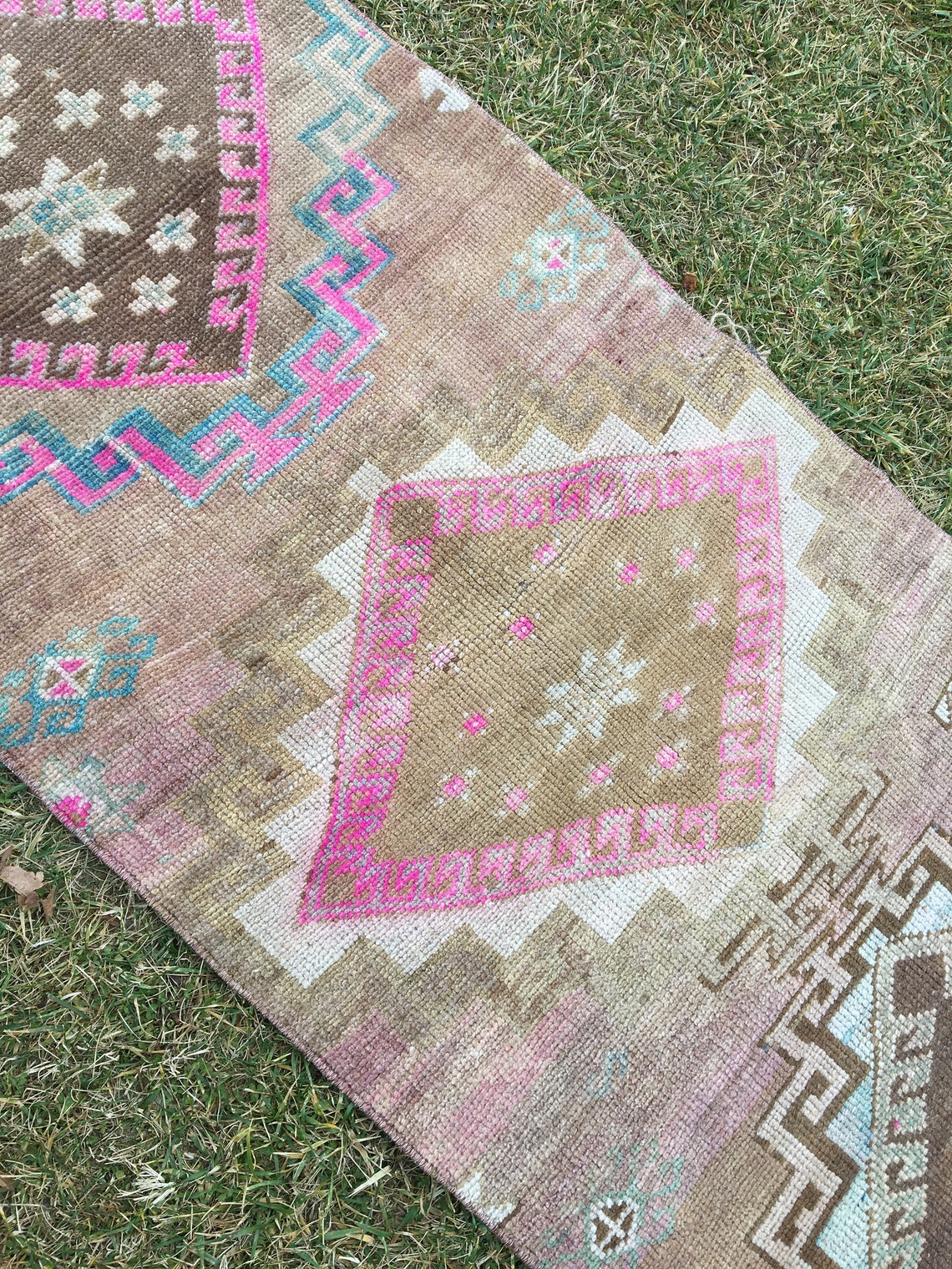 Antique Entry Boho Runner Rug Wool Runner Vintage Oriental | Etsy