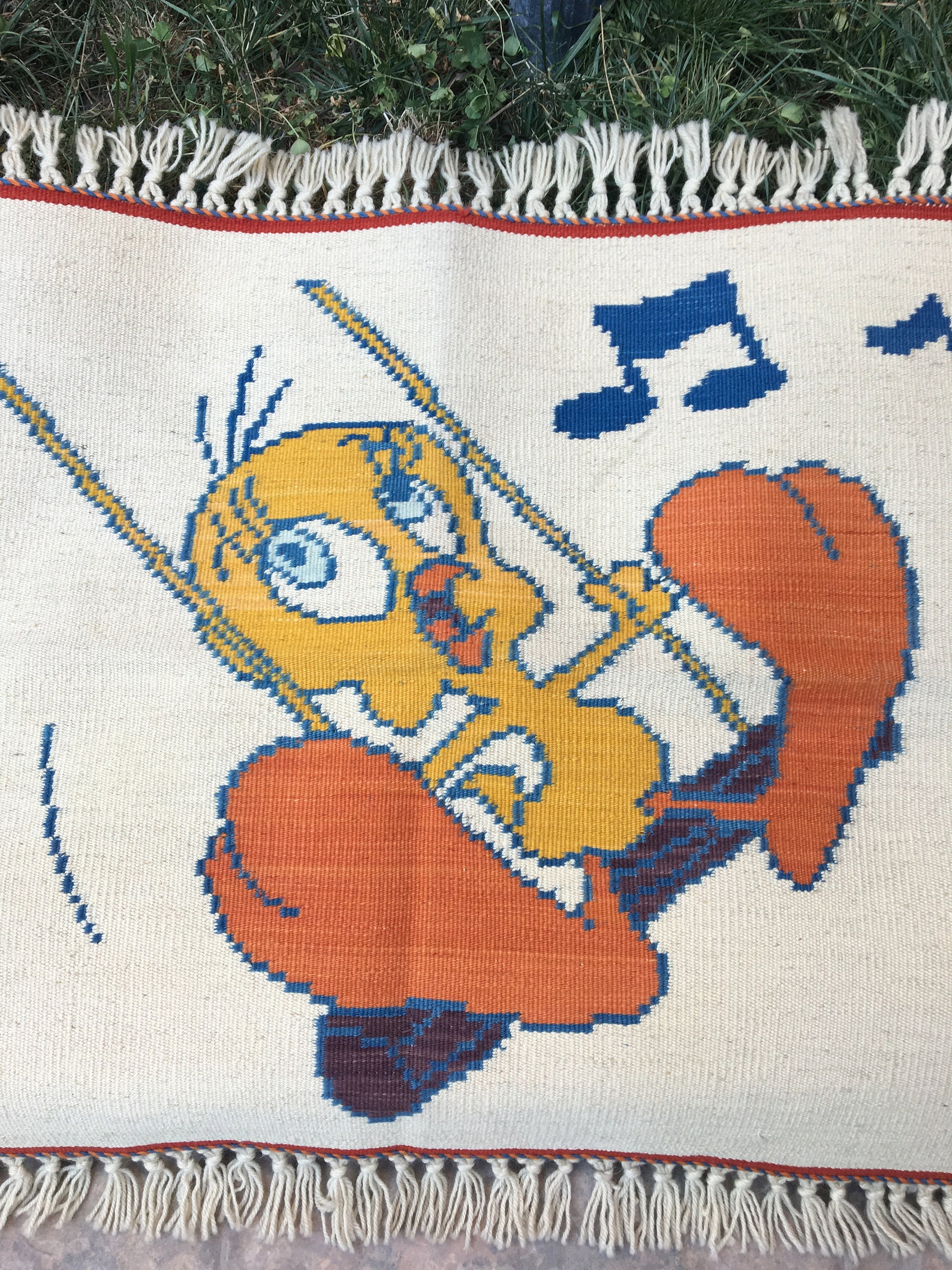 Handmade Turkish Wool Area Kilim Rug Tweety Bird Models Rug - Etsy