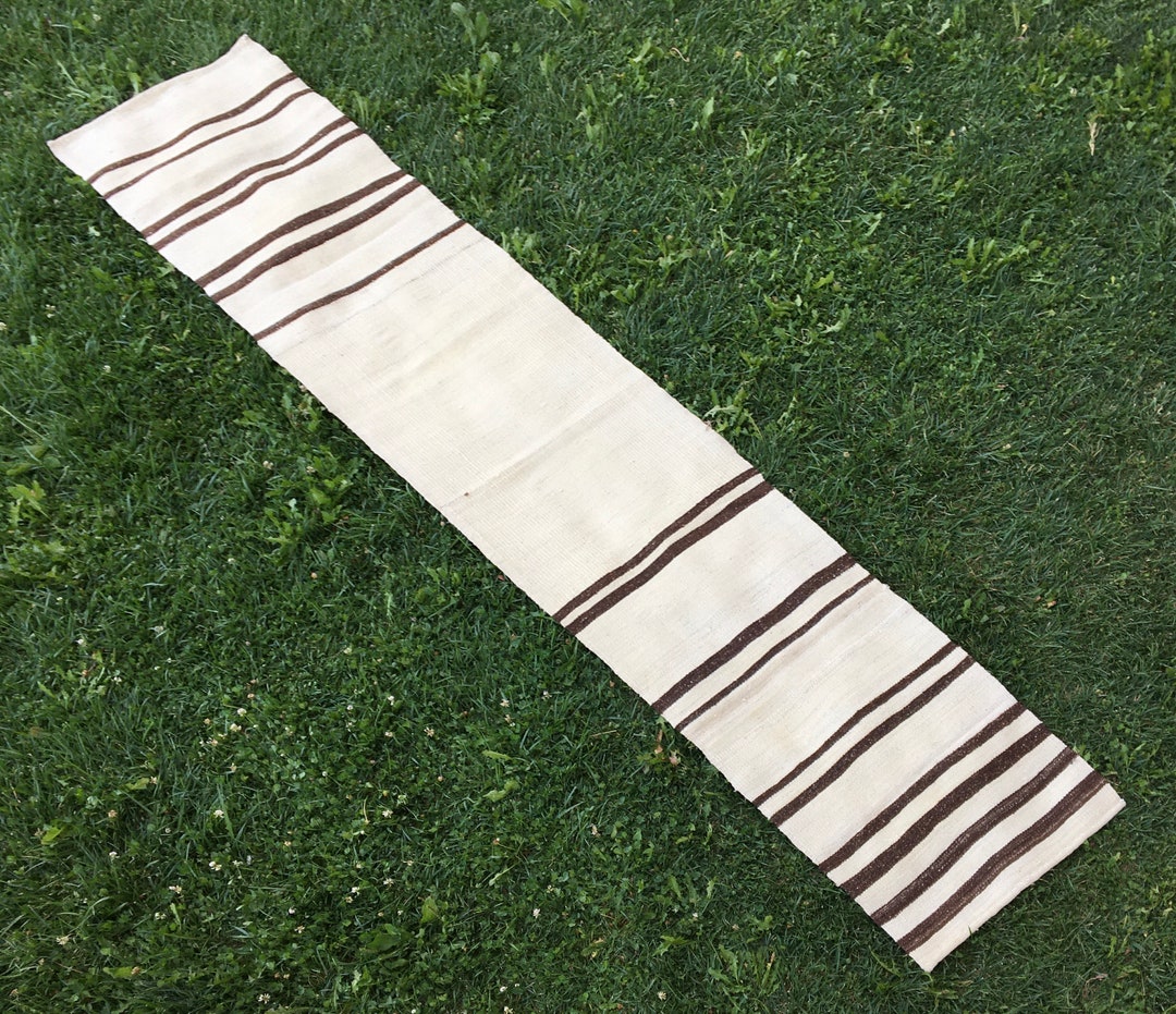 Striped Runner Rug Kilim Rug Runner 2x10 Striped Runner - Etsy