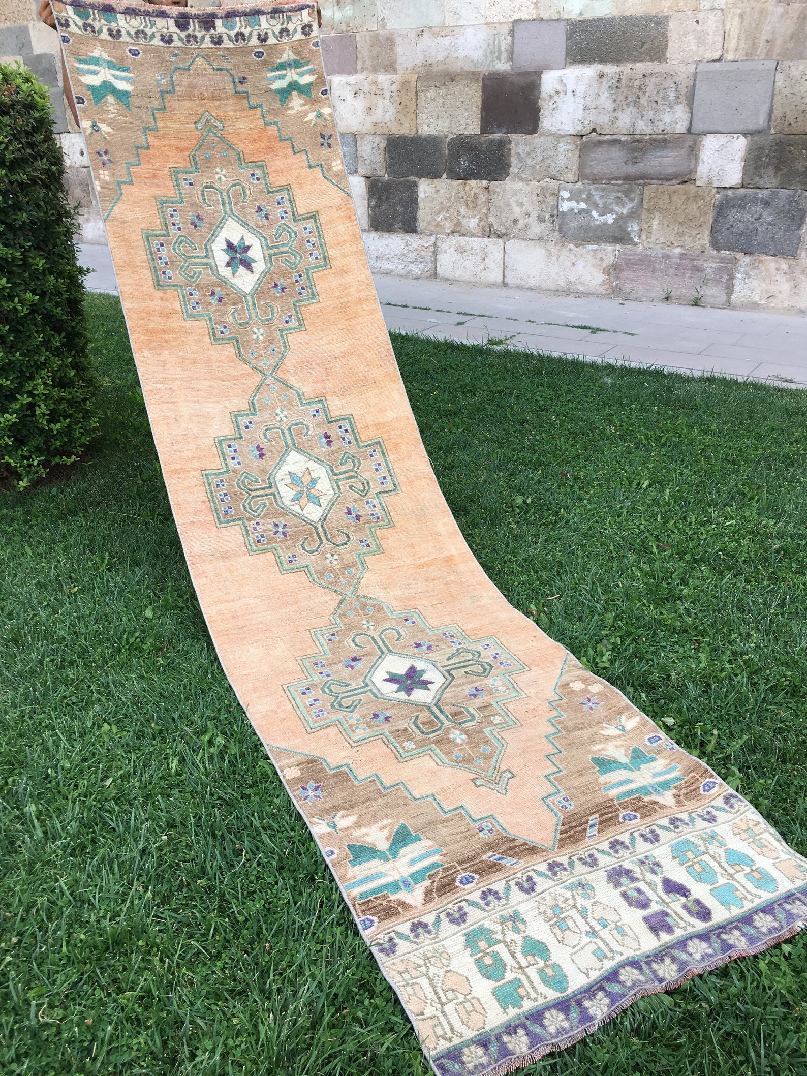 Country Farmhouse Runner Rug Vintage Runners Decorative Rug - Etsy