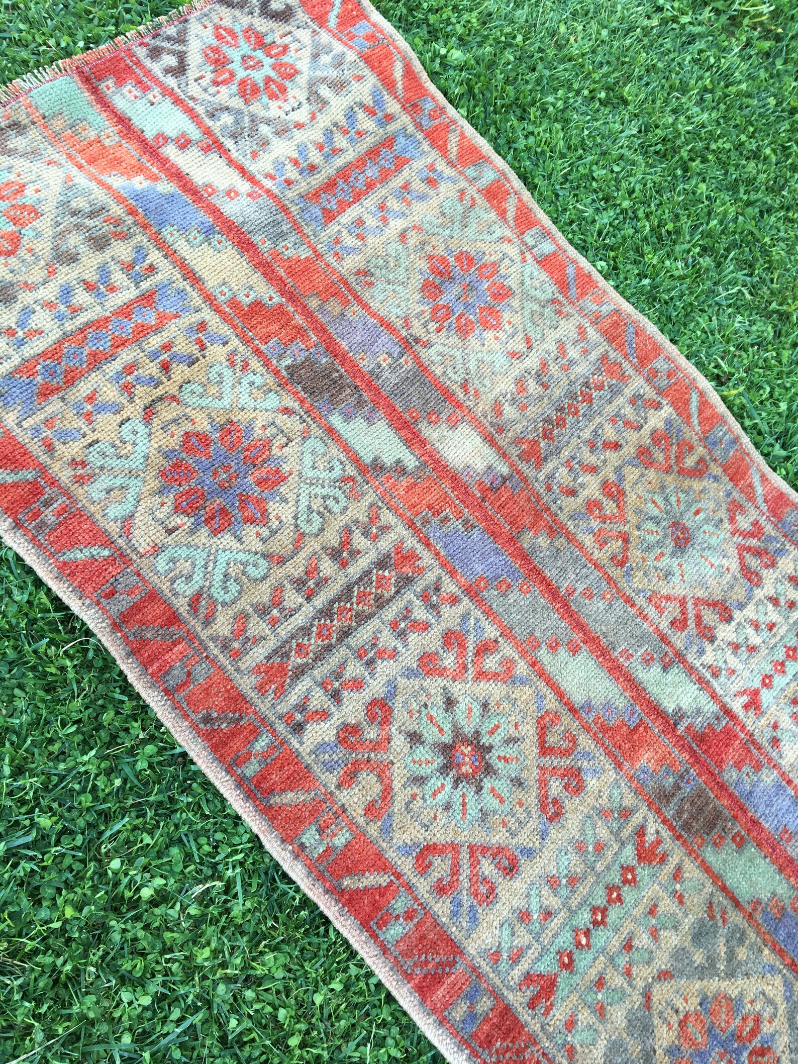Patchwork Rug Runner Oushak Runner Rug Turkish Rug Runners - Etsy