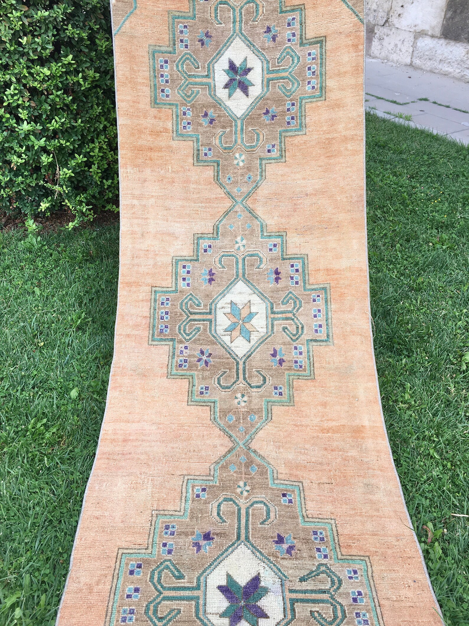 Country Farmhouse Runner Rug Vintage Runners Decorative Rug - Etsy