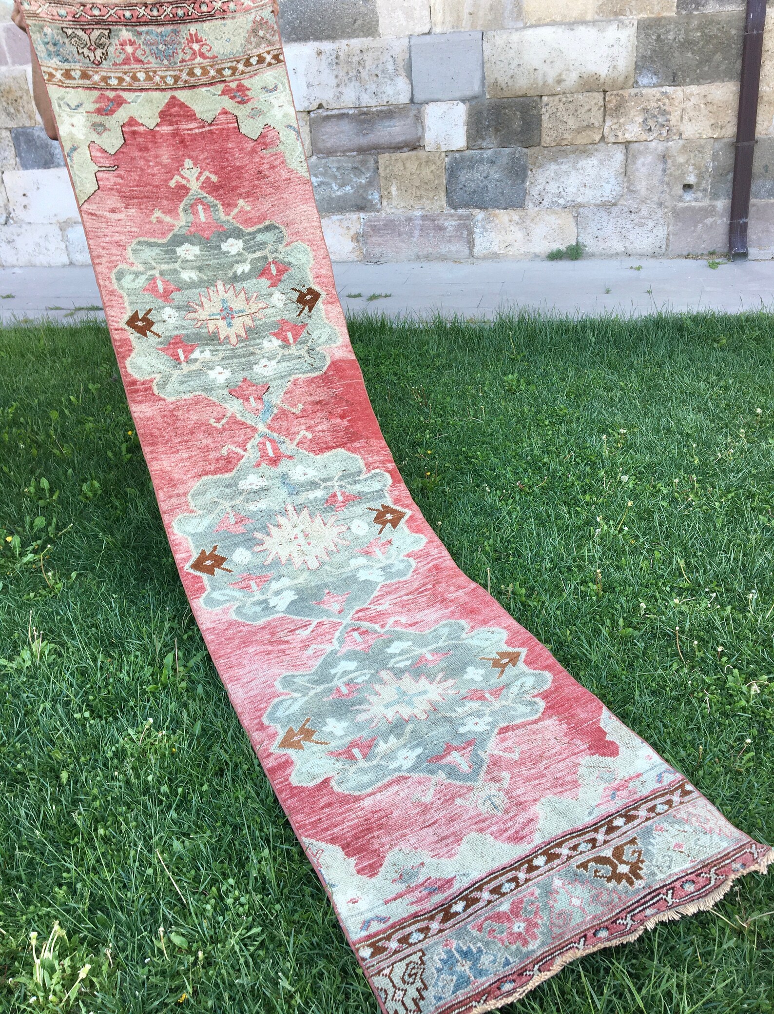 Runner Rug Vintage Rug Runner Antique Caucasian Rug Runner - Etsy