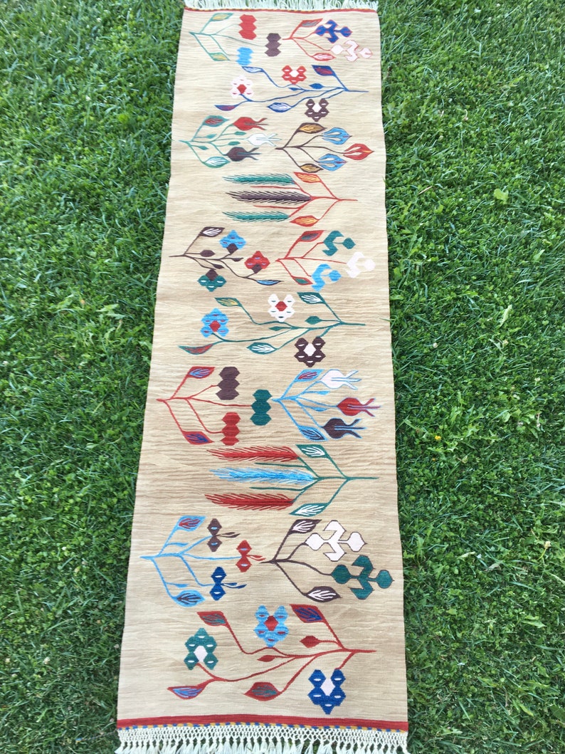 Coutry Style Bohemian Vintage Runner Rug Runner Kitchen | Etsy