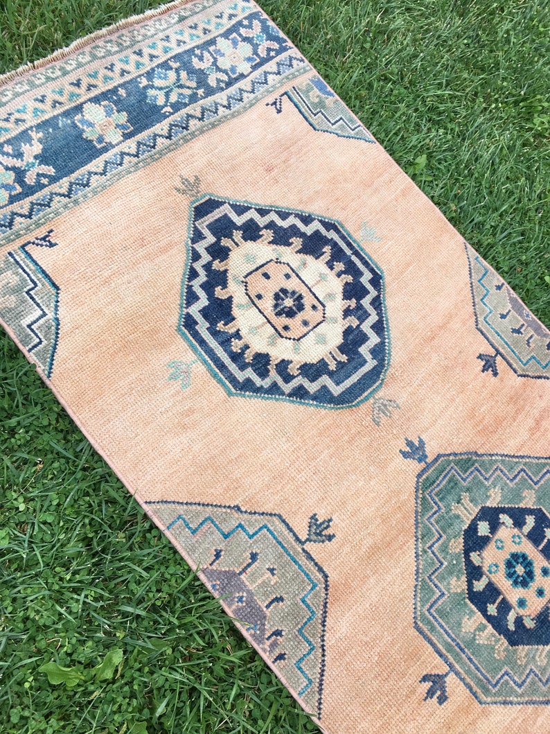 Antique Entry Boho Runner Rug Wool Runner Vintage Oriental - Etsy