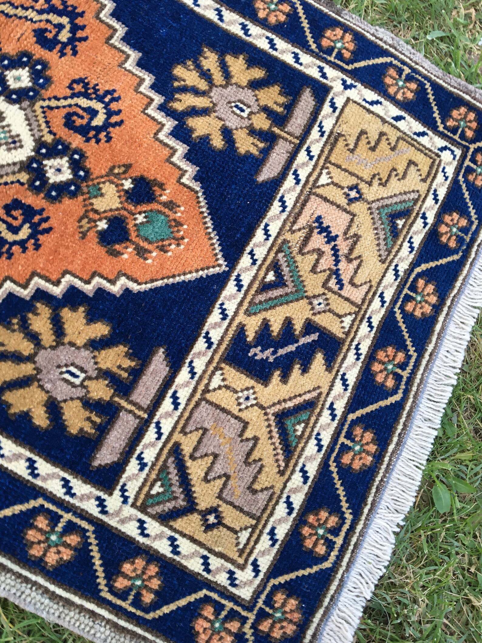 Outdoor Rug Vintage Area Rug Door Mat Rug Hallway Rug | Etsy