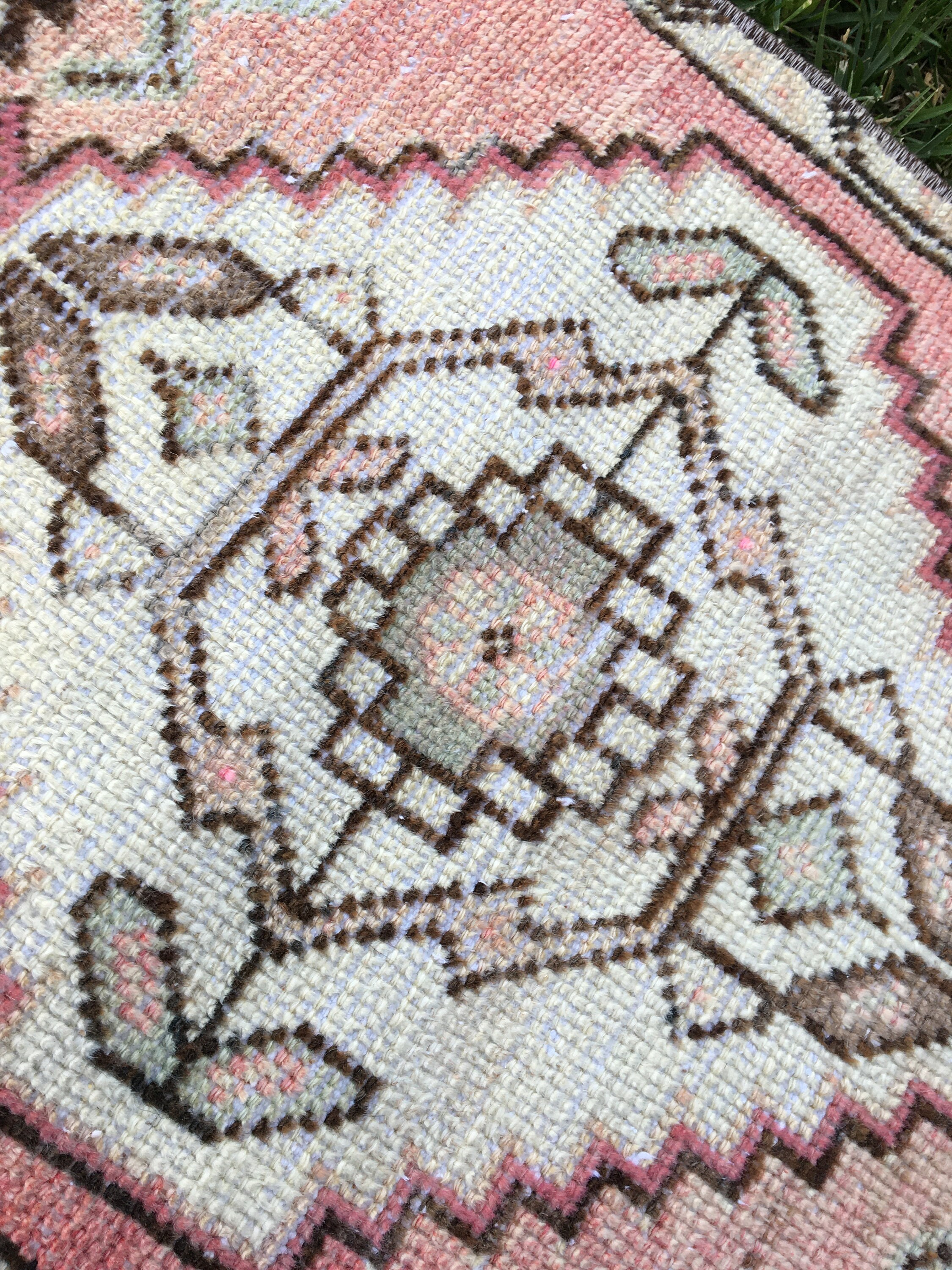 Boho Vintage Turkish Rug Door Mat Rug Handmade Rug Small | Etsy