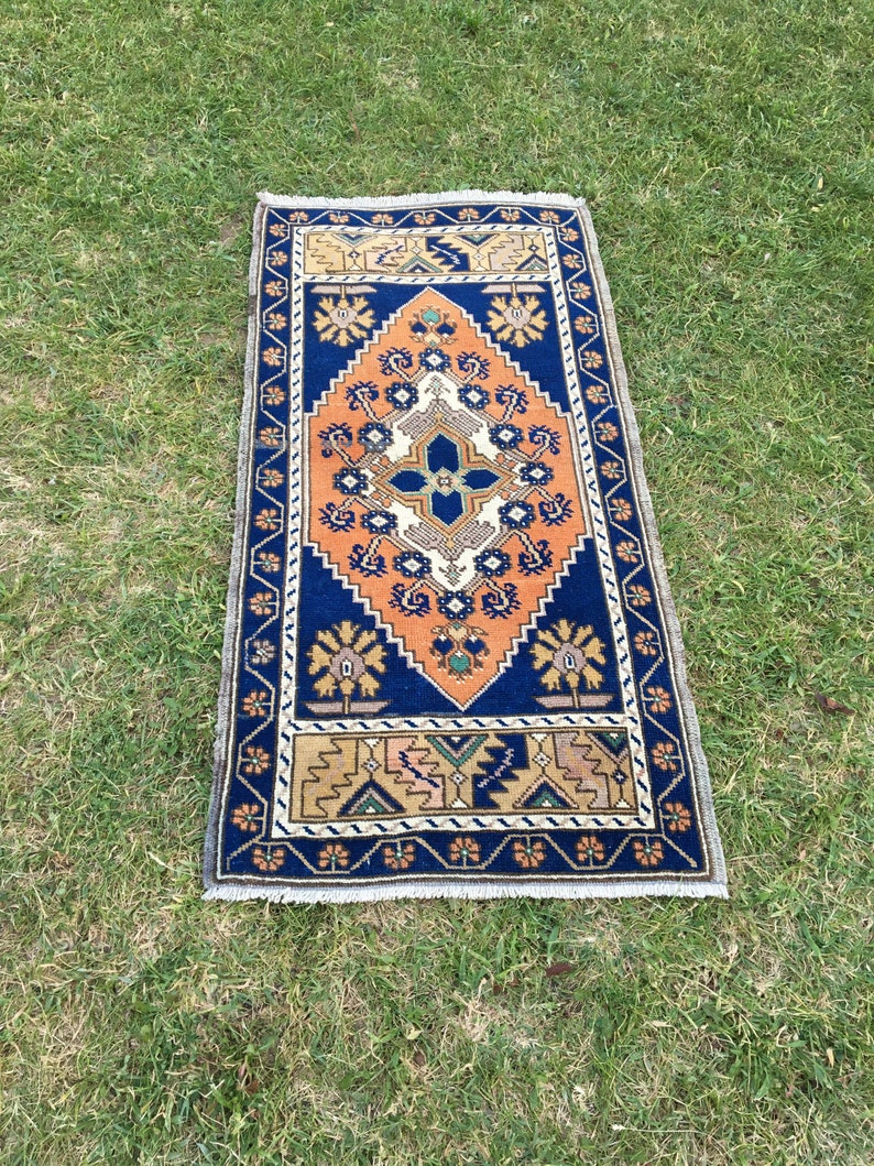 Outdoor Rug Vintage Area Rug Door Mat Rug Hallway Rug | Etsy