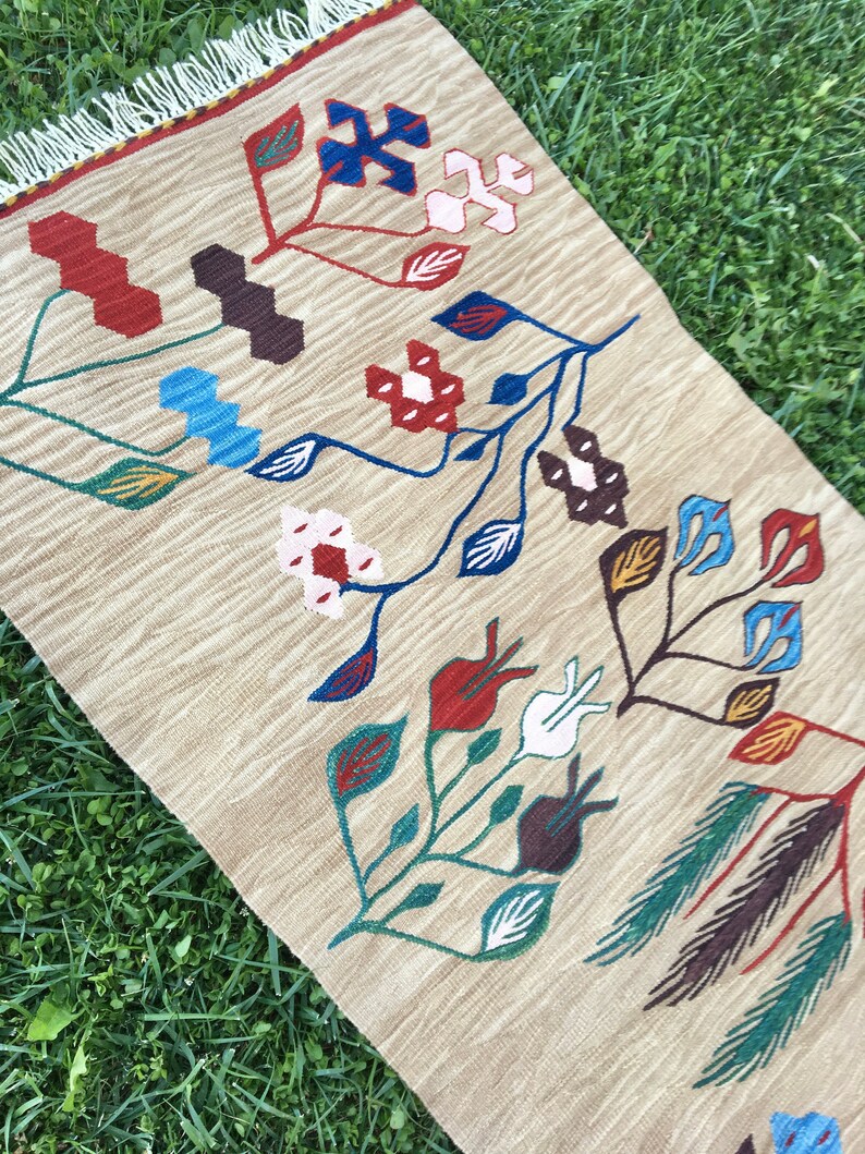 Coutry Style Bohemian Vintage Runner Rug Runner Kitchen | Etsy