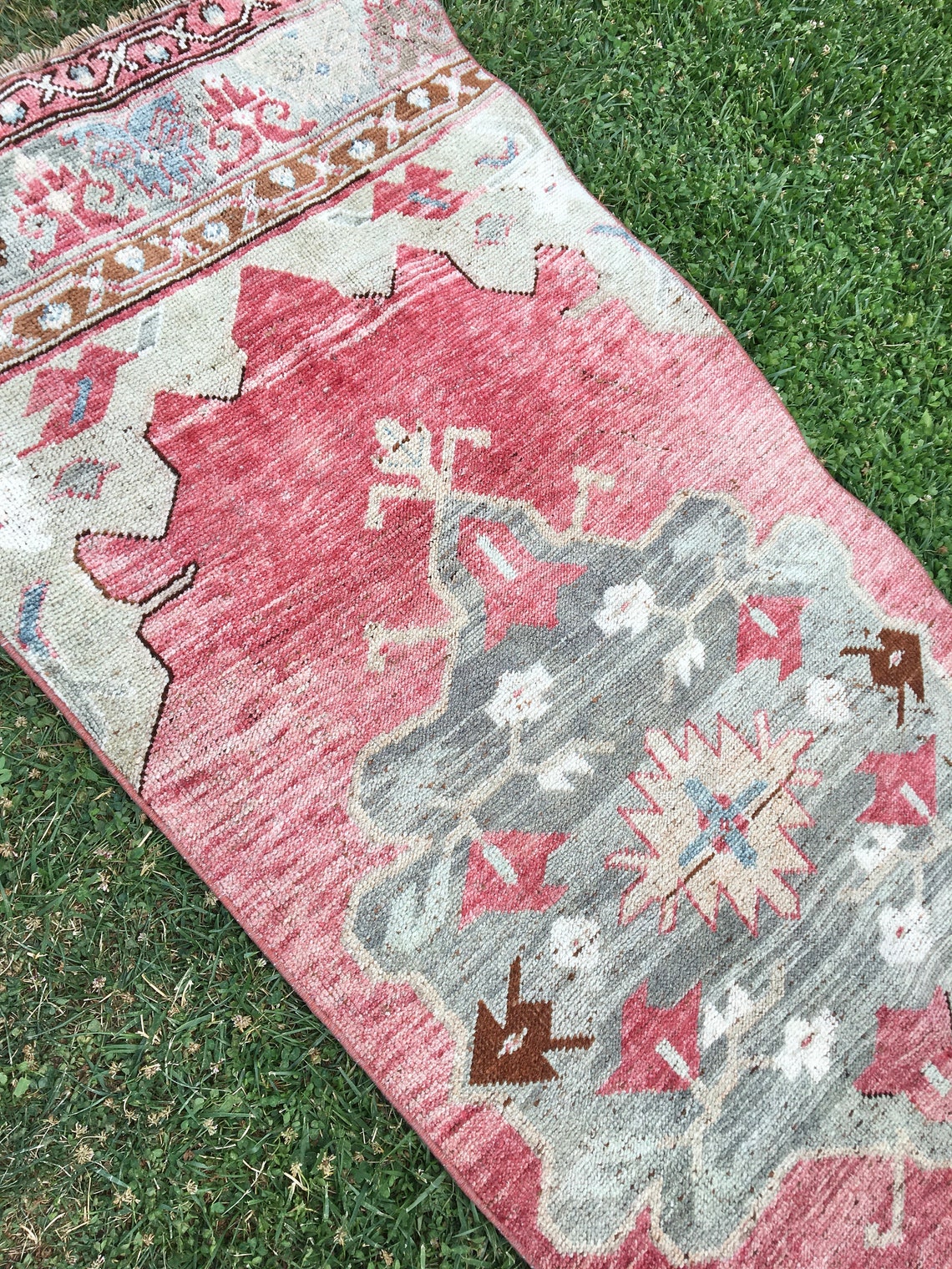 Runner Rug Vintage Rug Runner Antique Caucasian Rug Runner | Etsy