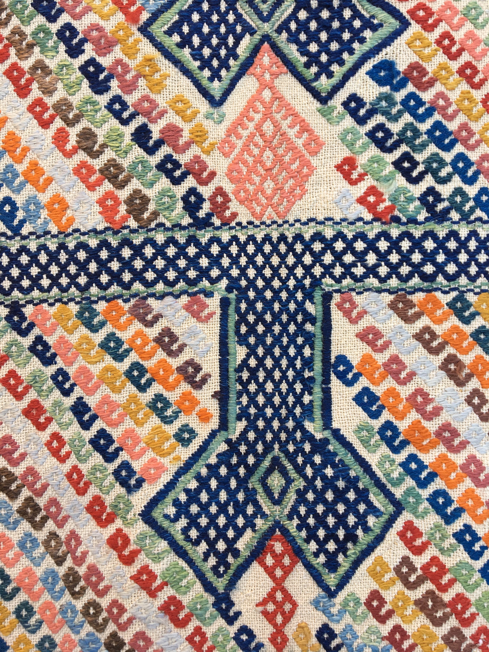 Magnificent Small Scatter Size Tribal Antique Turkish Kilim Rug ...
