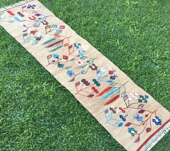 Coutry Style Bohemian Vintage Runner Rug Runner Kitchen - Etsy