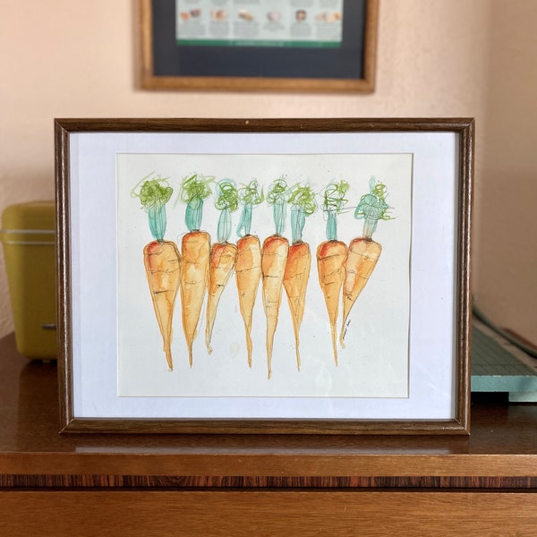 Carrots Painting - Etsy