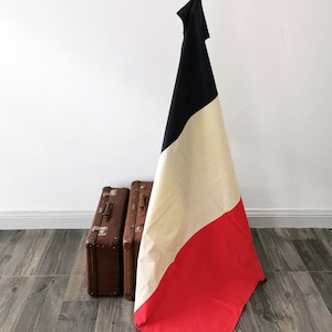 Large, Antique Flag, German Empire, Emperor Wilhelm II, Facade, Around ...