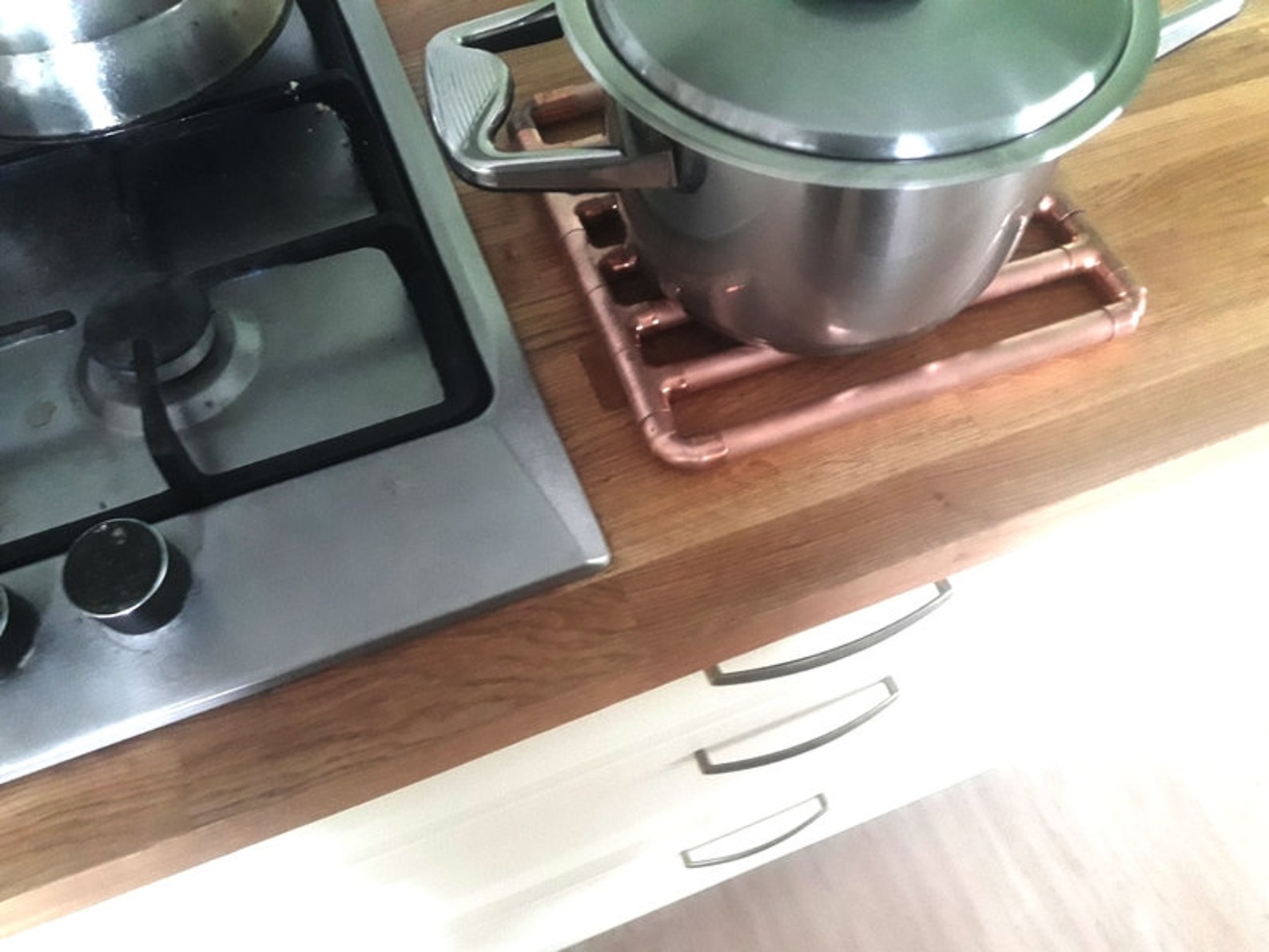 Kitchen Stand Made of Copper Pipes and Fittings - Etsy