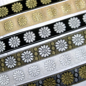 Hübsche orientalische Borte verschiedene Muster, 34mm breit,lfm, B83 ...