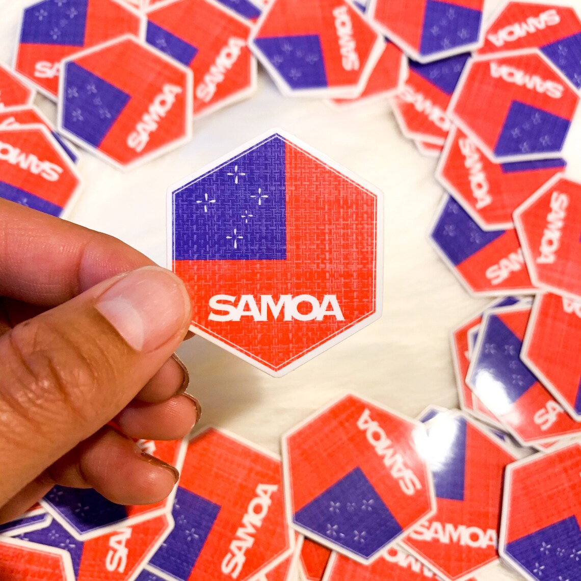 Samoa / Samoan Flag / Samoan Sticker / Polynesian Art / Samoan | Etsy