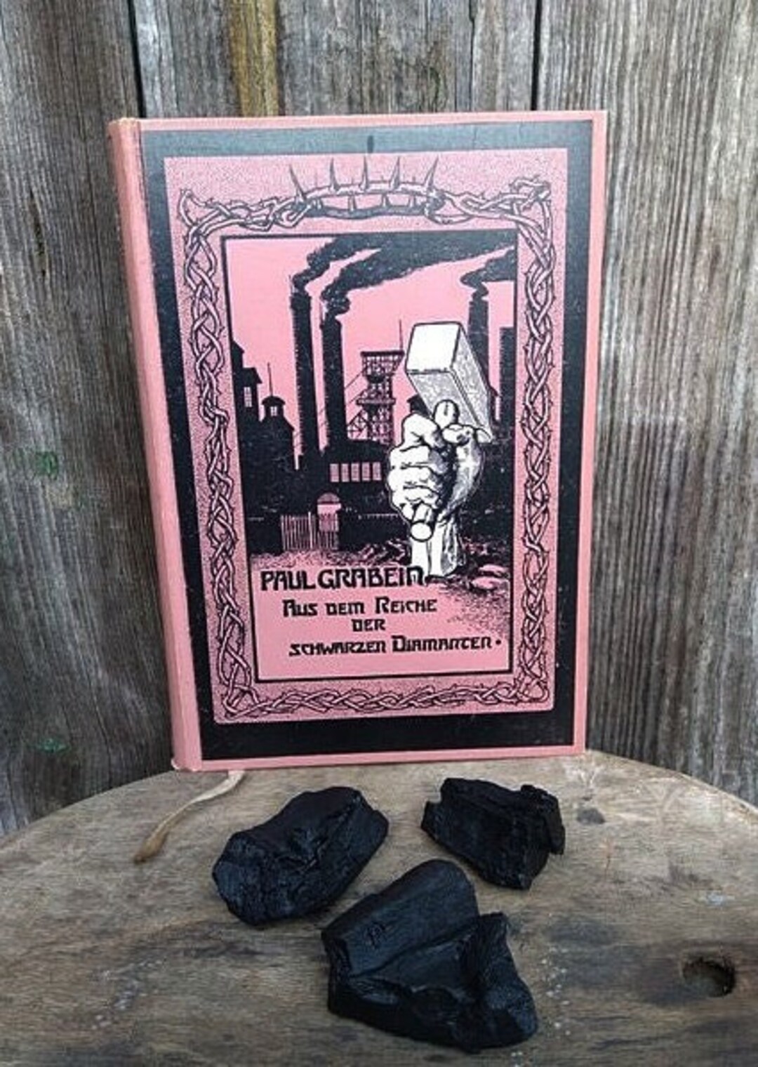 Antique Book from the Realm of Black Diamonds, 1910, Illustrated, Miner ...