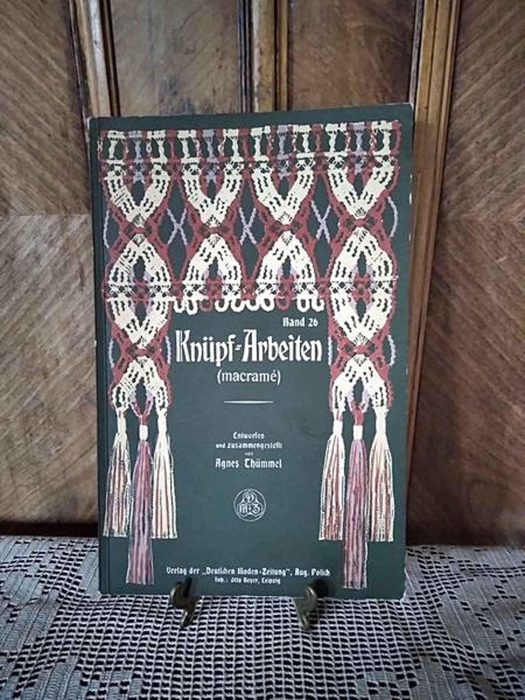 Antique Handicraft Book knotting Work macramé - Etsy