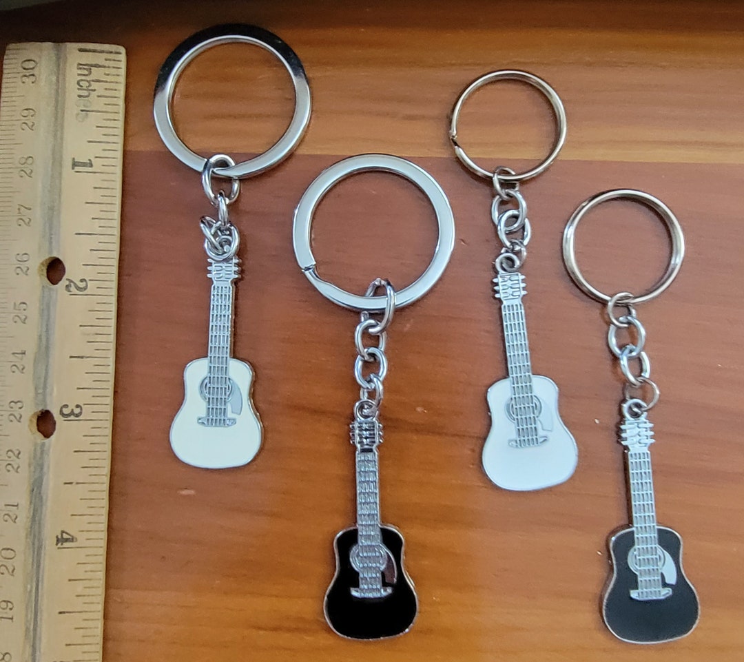 Guitar Key Ring Key Chain - Etsy