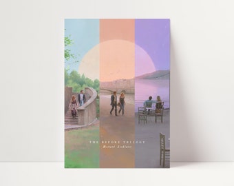 The Before Trilogy Poster Set of 3 Before Movies Illustration Artwork ...
