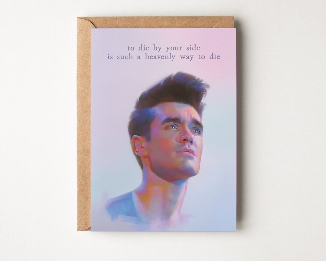 Morrissey, the Smiths - Greeting Card - Etsy