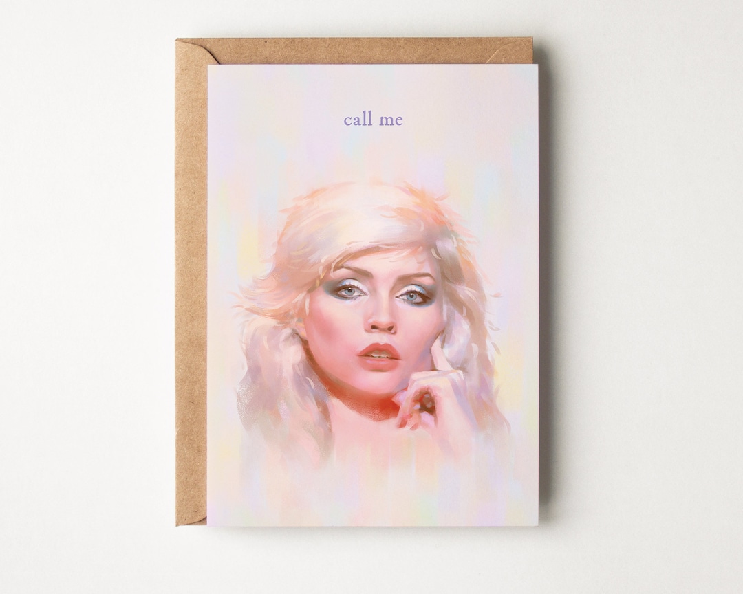Debbie Harry, Blondie - Greeting Card - Etsy