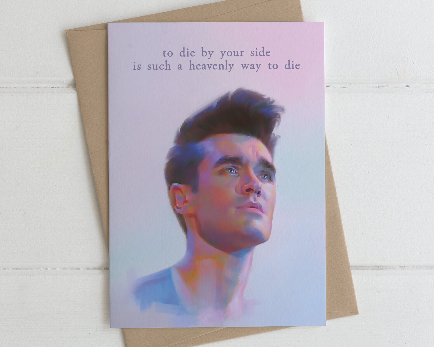 Morrissey The Smiths Greeting Card | Etsy