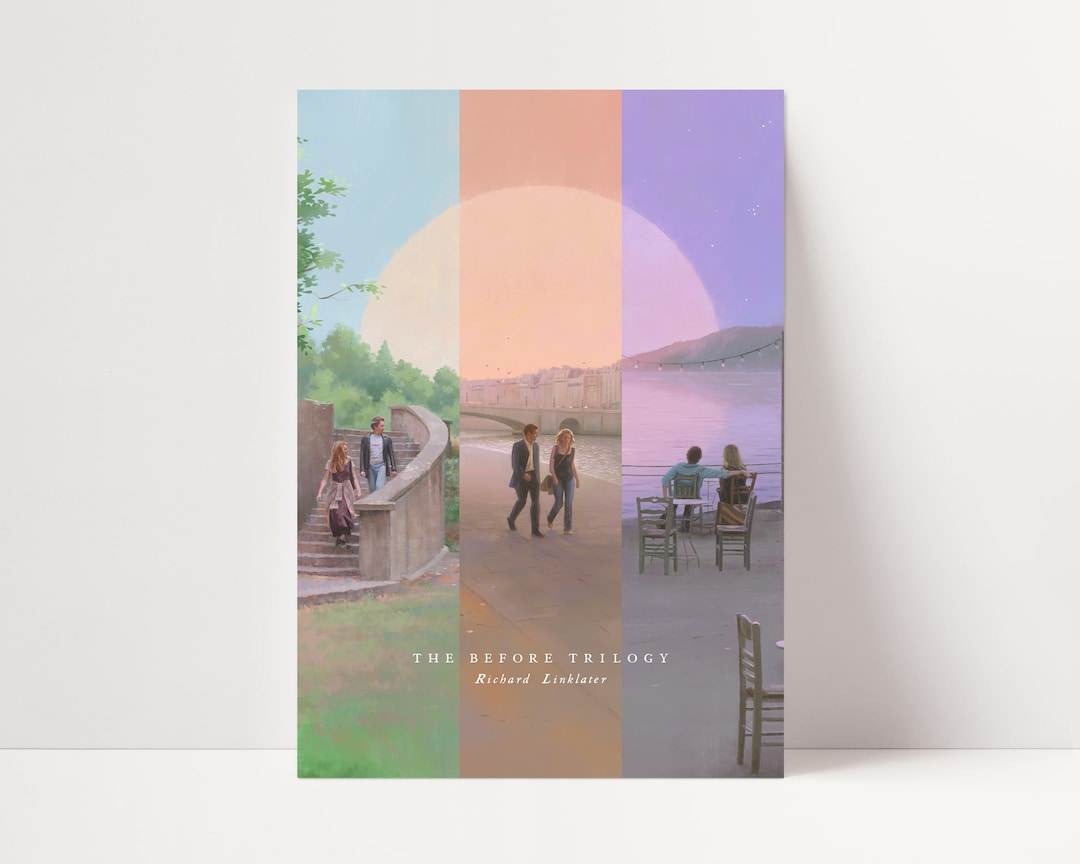 The Before Trilogy - Movie Poster - Etsy
