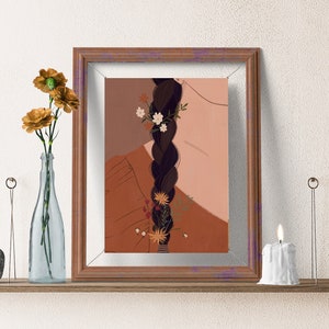 Abstract Woman Poster,fashion Print Printable Female Art Print ...