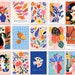 50 Eclectic Wall Collage Kit, Vibrant Wall Decor, Aesthetic Collage Kit ...