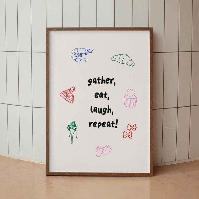 Gather Eat Laugh - Etsy
