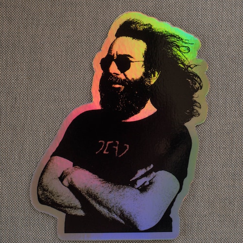 Jerry Garcia Vinyl Sticker - Etsy