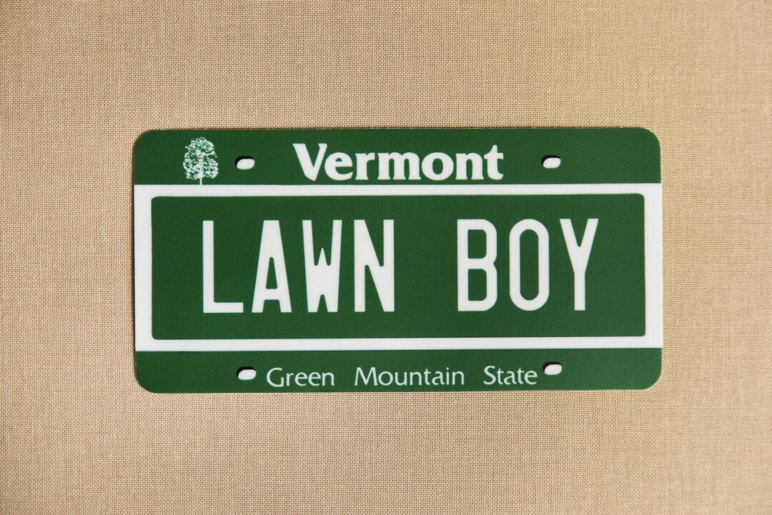 Phish Vermont Lawn Boy License Plate Sticker - Etsy