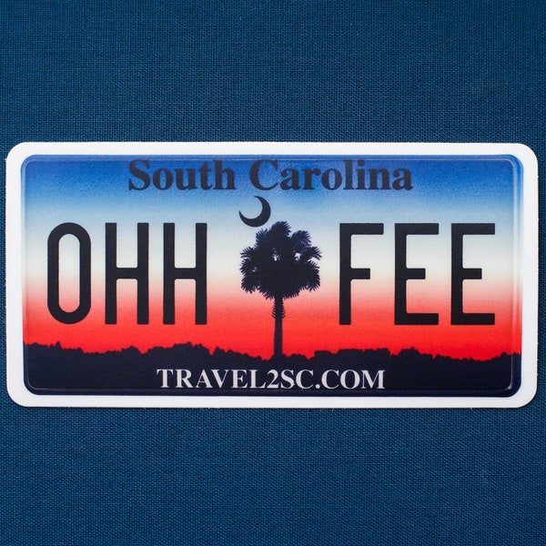 South Carolina License Plate - Etsy