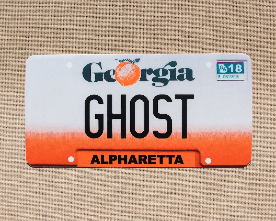 Phish Alpharetta Georgia Ghost License Plate Sticker - Etsy