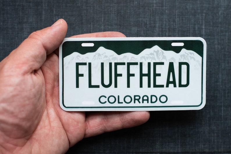 Phish Colorado Fluffhead License Plate Sticker - Etsy