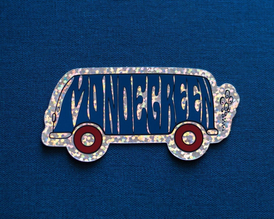 Phish Mondegreen Mini Microbus Sparkle Foil Sticker - Etsy