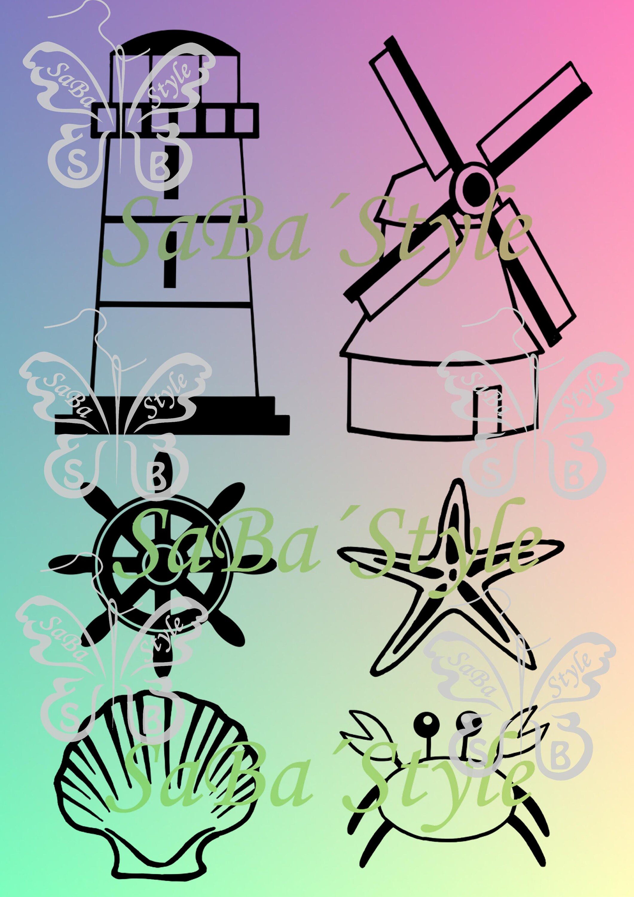 Plotterdatei "Maritim" - Etsy.de