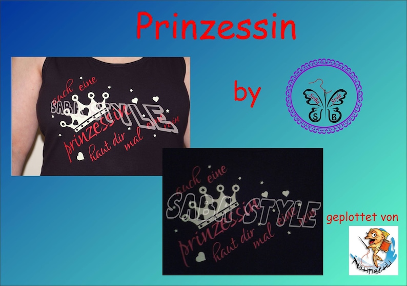 Plotterdatei "Prinzessin 3" - Etsy.de