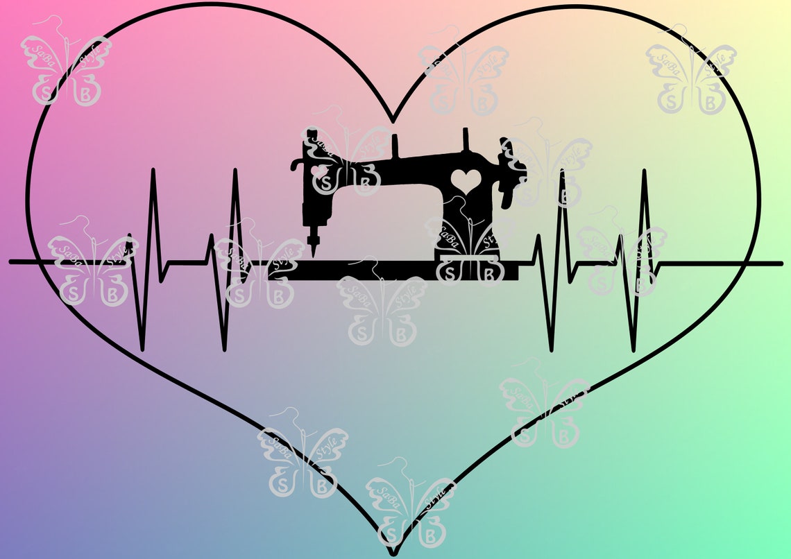 Plotterdatei Herzschlag-NähMa - Etsy Schweiz