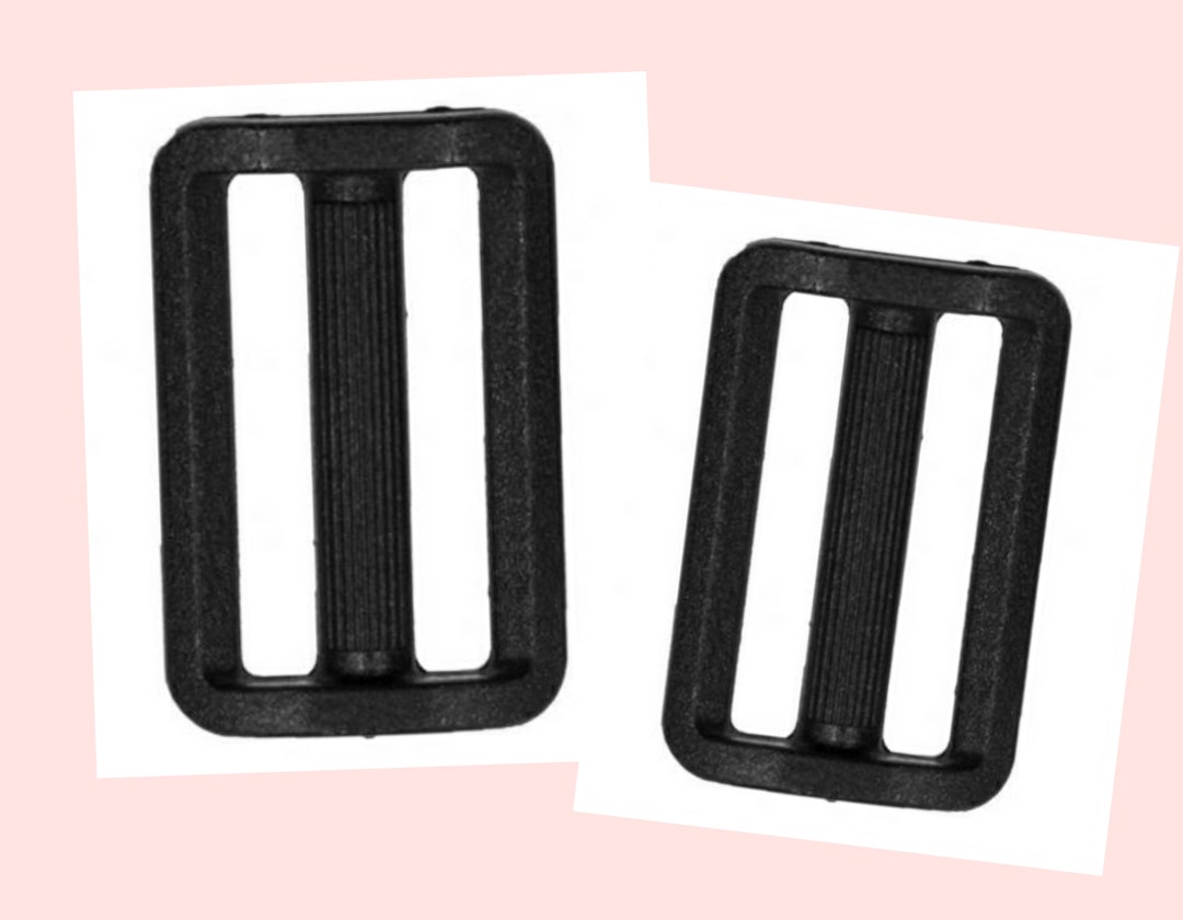 2 Pcs Ladder Buckle Black 30 Mm - Etsy