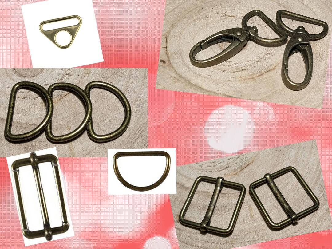 Carabiner Ladder Buckle D O Ring Old Gold 25 30 Mm - Etsy