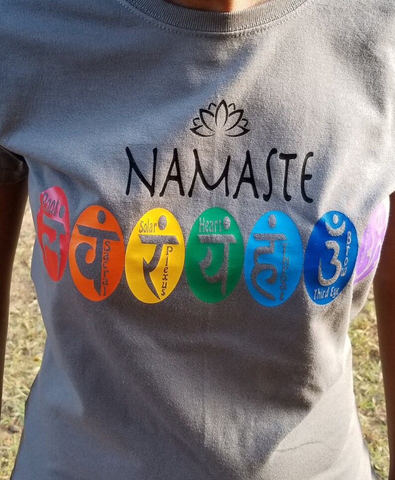 Chakra T-shirts, Chakras, Meditation, Yoga, Yoga T-shirts - Etsy