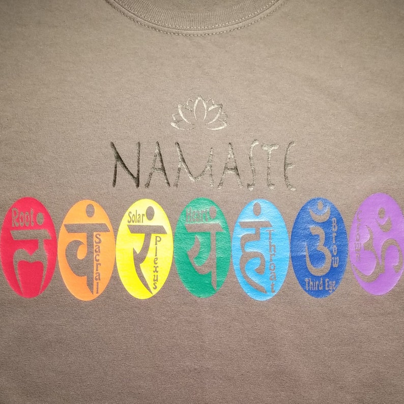 Chakra T-shirts, Chakras, Meditation, Yoga, Yoga T-shirts - Etsy